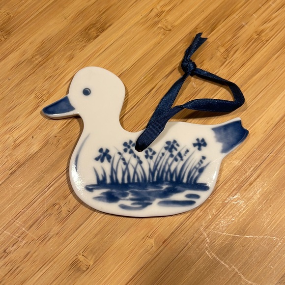 Russ | Holiday | Vintage Russ Ceramic Duck Ornament Old Towne Accents ...